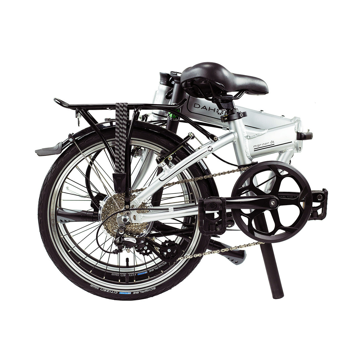 Dahon Mariner D8 8 Speed Folding Bike Brushed Silver 20 Wheels